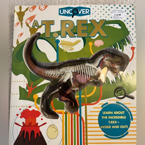 Silver Dolphin Books | Other | Uncover A Trex Educational Book With An ...